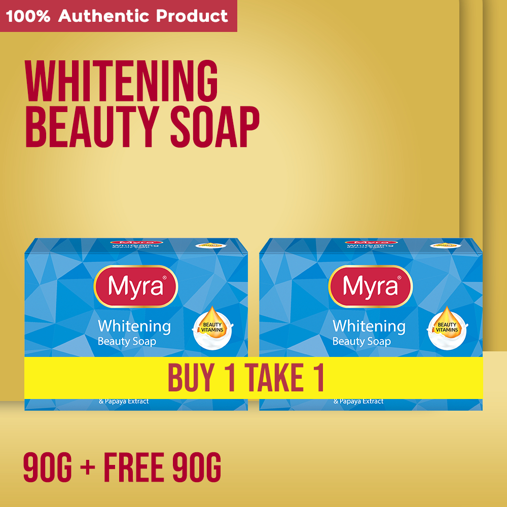 BUY 1 TAKE 1 Myra Whitening Soap 90g | Shopee Philippines