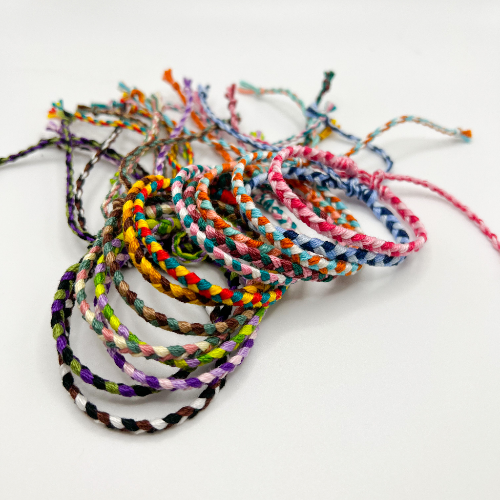 3 Three Color Combination Braided Bracelet/Anklet | Shopee Philippines