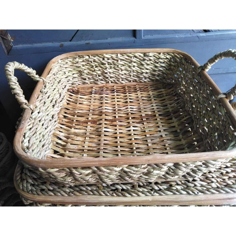 Native Basket Tray Locally Made Pangasinan | Shopee Philippines