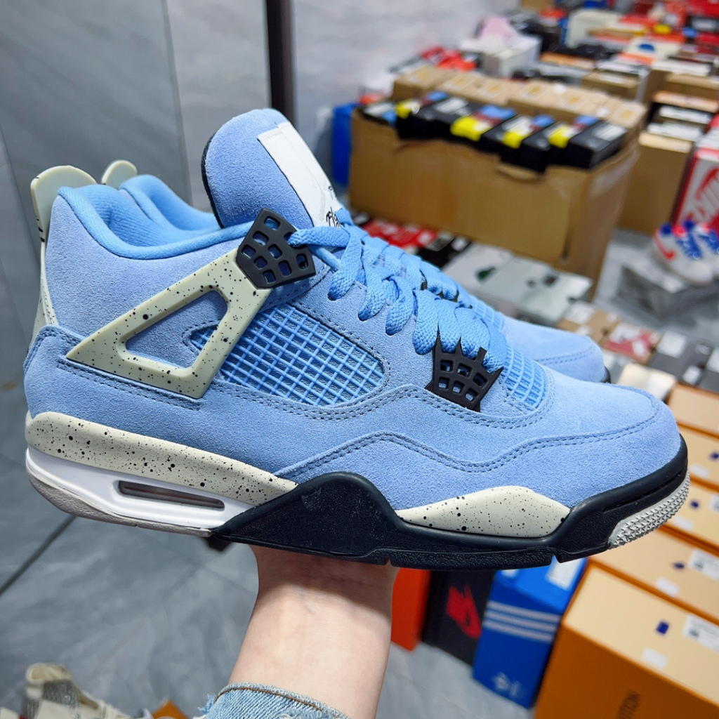 Air Jordan 4 Retro "University Blue" AJ4 Basketball Shoes Casual ...