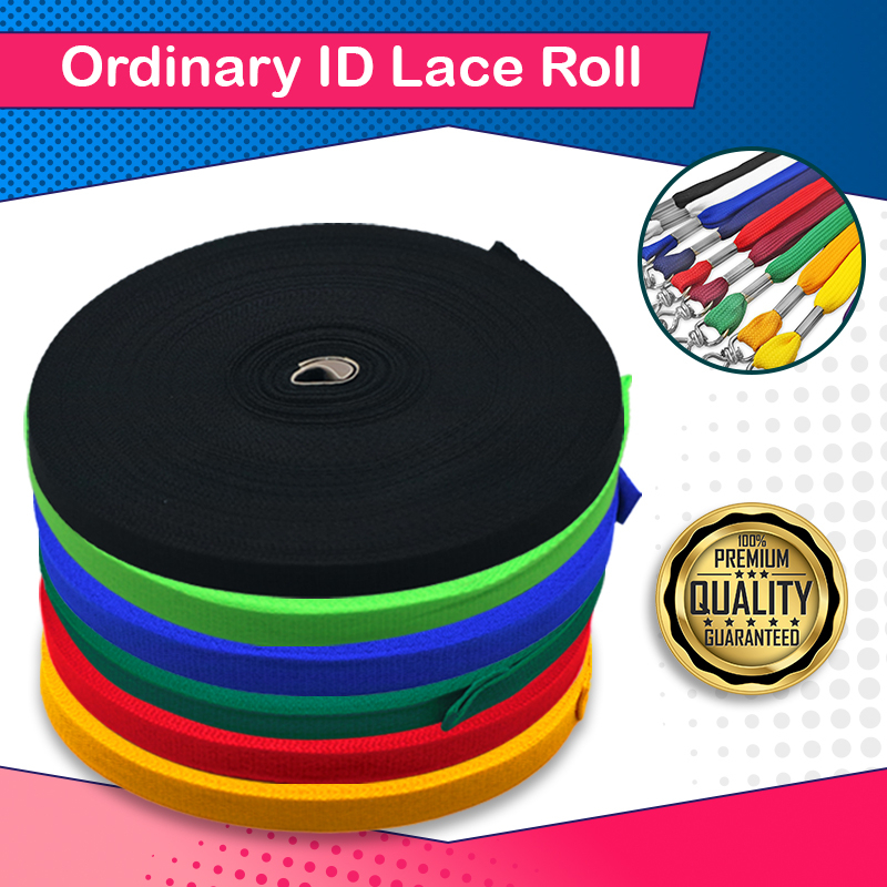 Ordinary Lace 1/2inch for ID Lanyard Making (50meters/roll) | Shopee ...