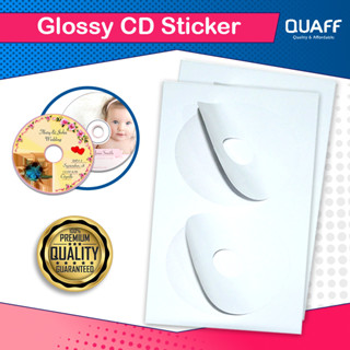100gsm Glossy CD Sticker / Label Sticker for CD (100circles) | Shopee ...