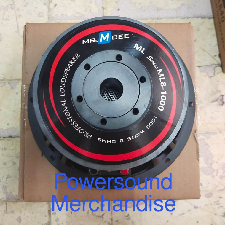 MRMCEE ML8-1000 Professional Loudspeaker 8" 1000watts | Shopee Philippines