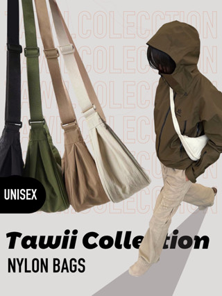 Tawii. dumpling bags water proof uniqol Nylon sling bag for man ...