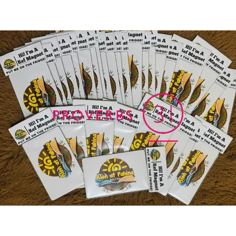 CUSTOMIZED REF MAGNET (minimum of 20pcs) | Shopee Philippines