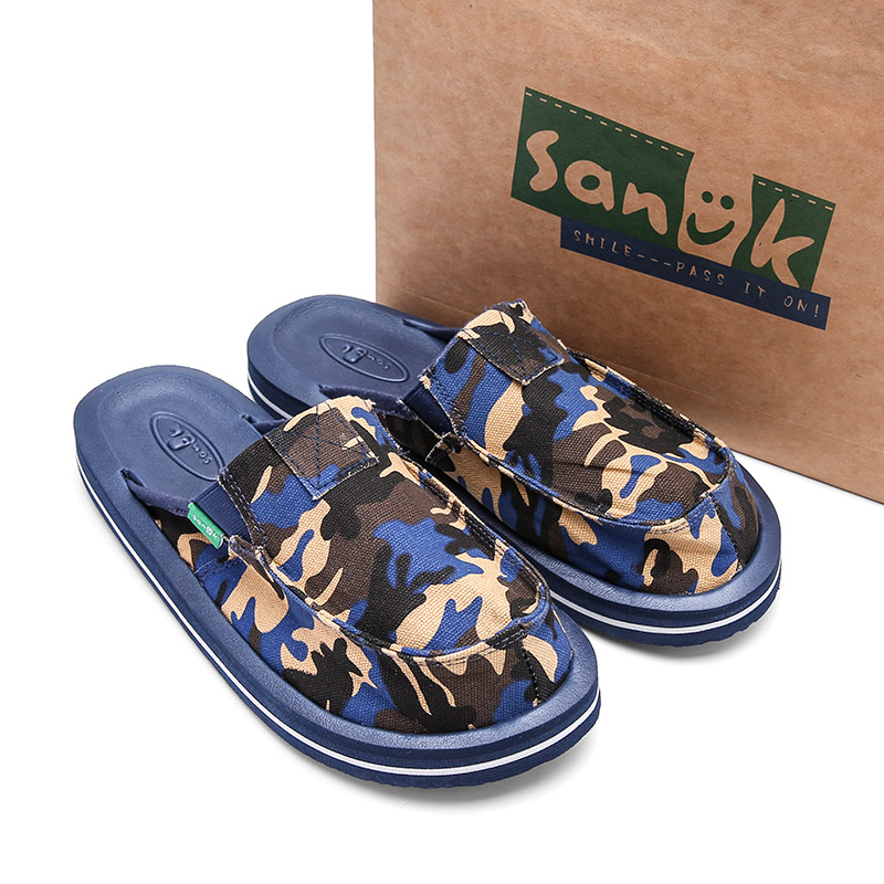Summer New gamosa slipper sanuk new half shoes Clan fashion style 2021 ...