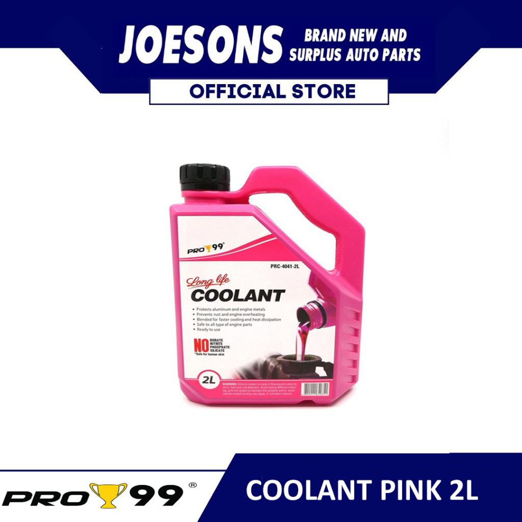 PRO 99 LONG LIFE COOLANT 2L READY-TO-USE (PINK) | Shopee Philippines