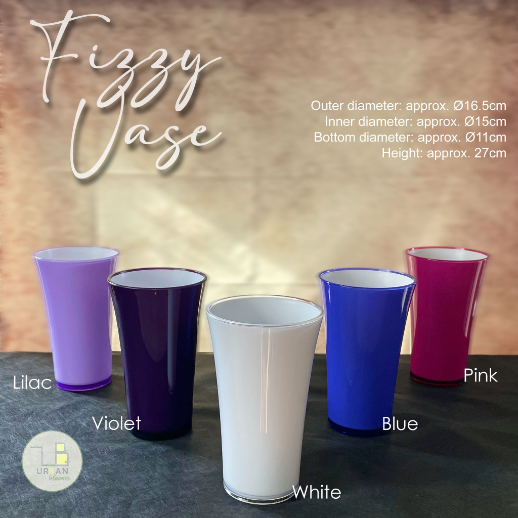 Fizzy Vase - Colored Acrylic Plastic Flower Vase | Shopee Philippines