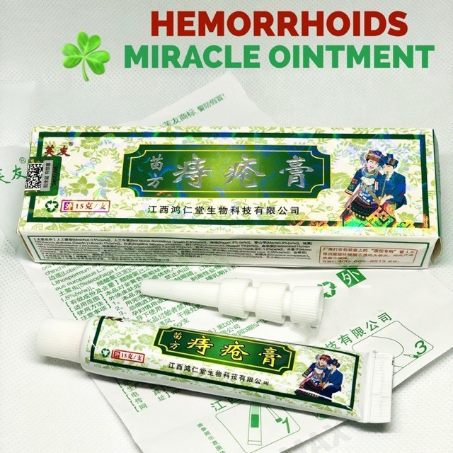HEMORRHOIDS MIRACLE OINTMENT CREAM Safe Effective Healing Skin Ointment ...