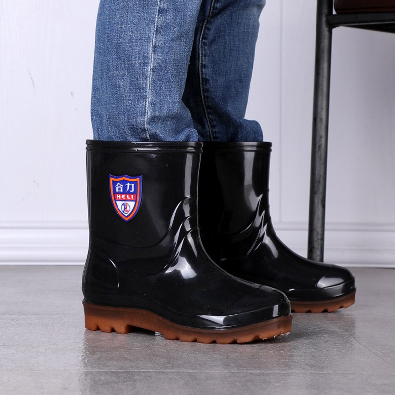 Waterproof Rain Boots BOTA High Tube Non-slip Work Rainshoes Highcut ...