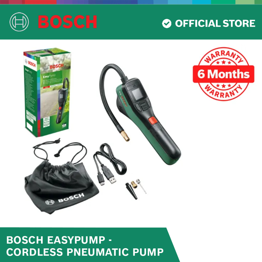 Bosch EasyPump Cordless Pneumatic Pump - Home Improvement | Shopee ...