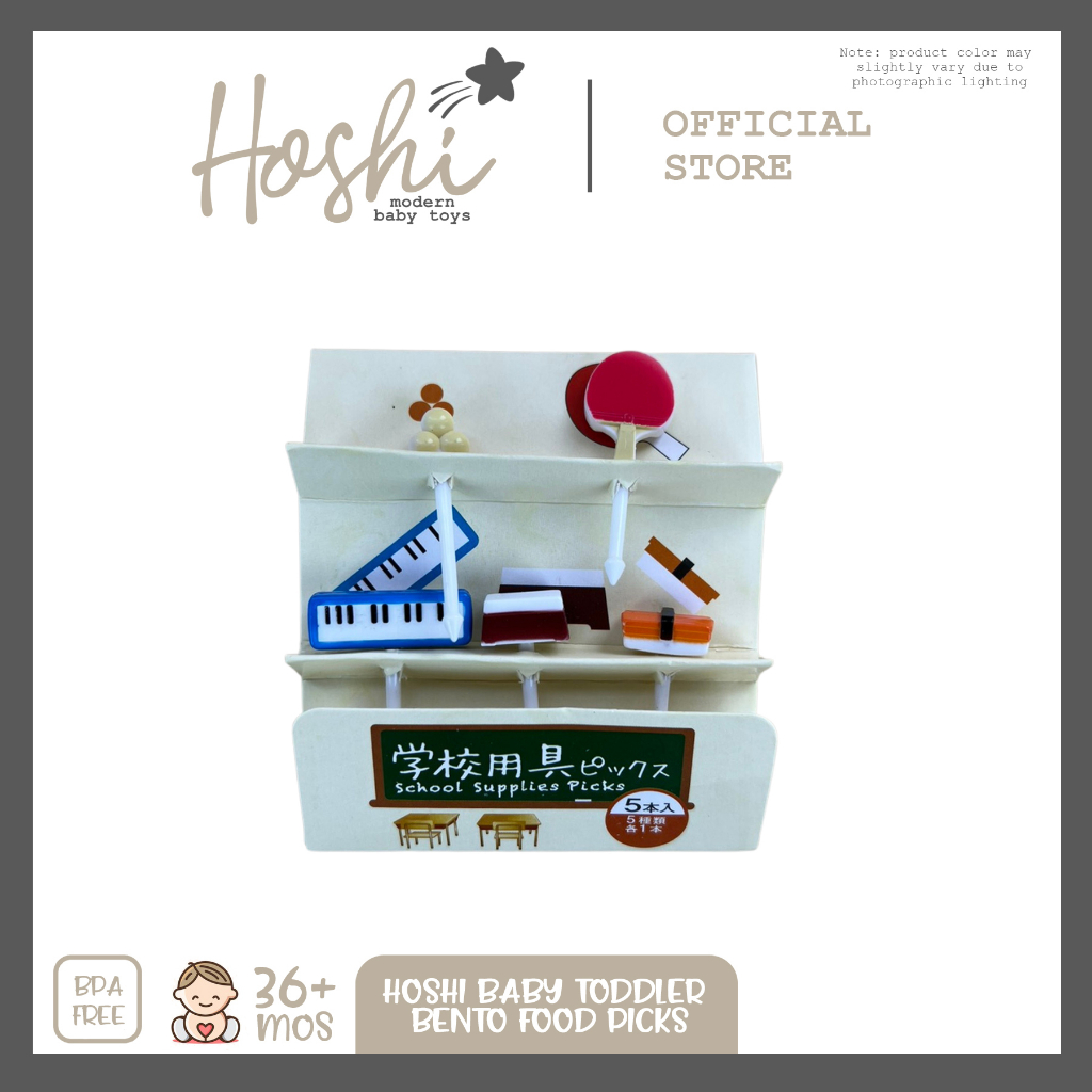 Hoshi Baby Bento Food Sticks, Food Picks for Lunch, Snacks, Fruits or ...
