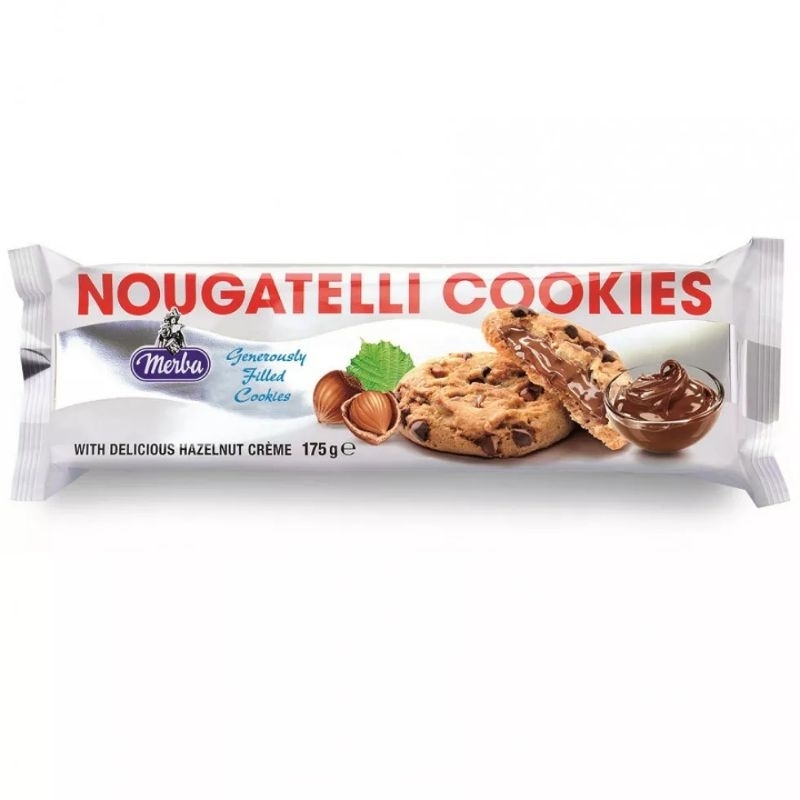 Merba Nougatelli Cookies 175g | Shopee Philippines