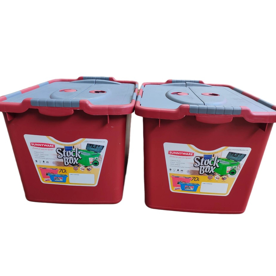 Sunnyware Stockbox Storage Colored ( 50 LITERS ) #868 | Shopee Philippines