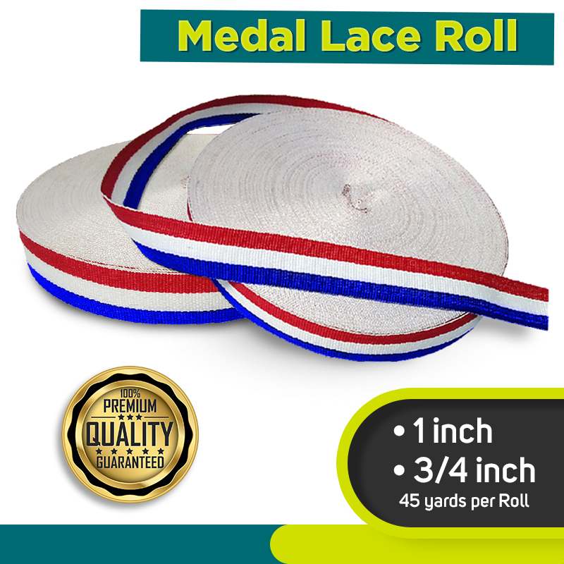 Medal Lace 3/4 & 1 inches (45 yards per roll) | Shopee Philippines