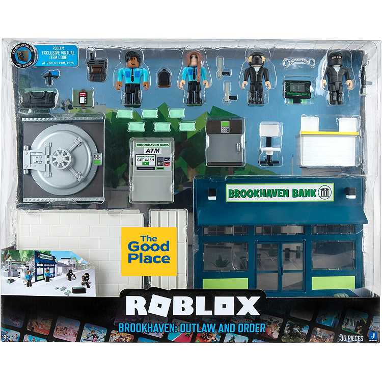 JAZWARES Roblox Brookhaven: Outlaw and Order Deluxe Playset Large with ...