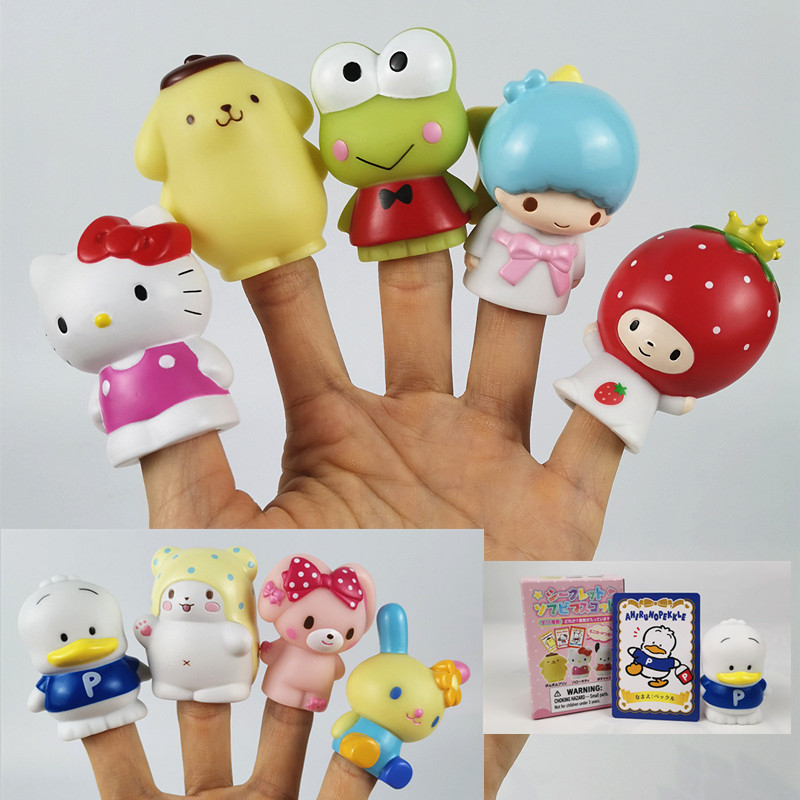 2023 Sanrio PVC Finger Puppey Mascot Finger Toy Kitty Melody ...