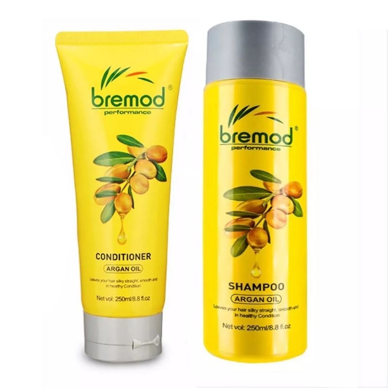 Bremod argan oil Shampoo and Conditioner hair Treatment | Shopee ...