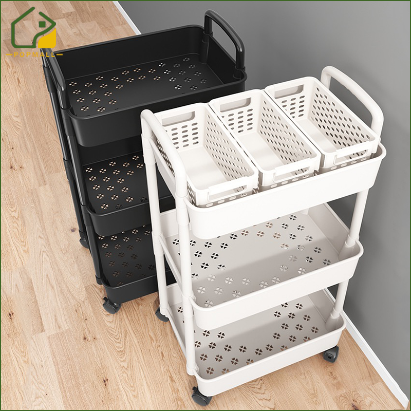 PoP Multi Layer Bathroom Trolley Cart Organizer Kitchen Shelf Rack ...