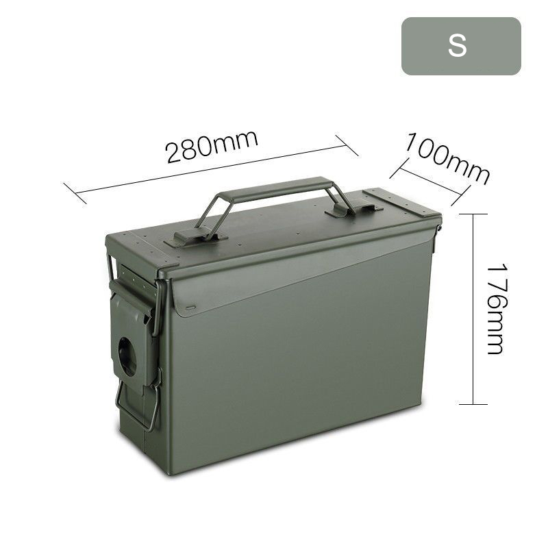 Storage tank Metal tool box Fortress ruins70CAL 50CAL 30CAL military ...