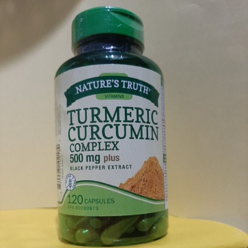 Turmeric Curcumin Complex 500 mg Plus Black Pepper Extract 120 Capsules ...