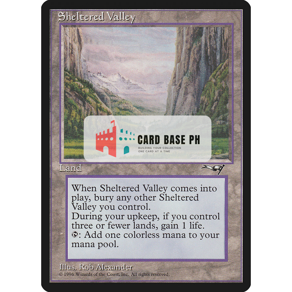 Sheltered Valley - Magic the Gathering Trading Card | Shopee Philippines