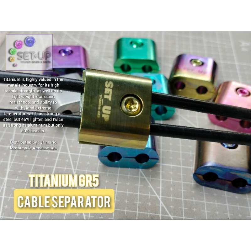 TITANIUM GR5 CABLE SEPARATOR | Shopee Philippines