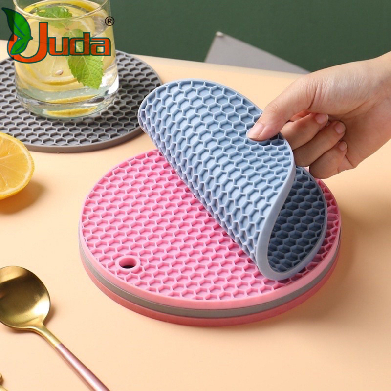 Round Insulation Rubber Mat Non-Slip Heat-Resistant Anti-Scalding ...