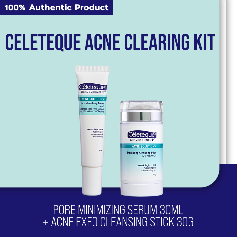 Celeteque Acne + Pore Clearing Kit | Shopee Philippines