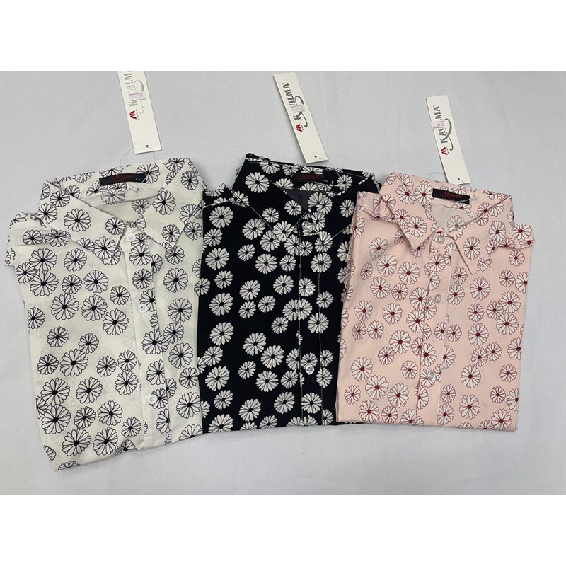 Hawaiian Floral Polo for mem summer polo | Shopee Philippines