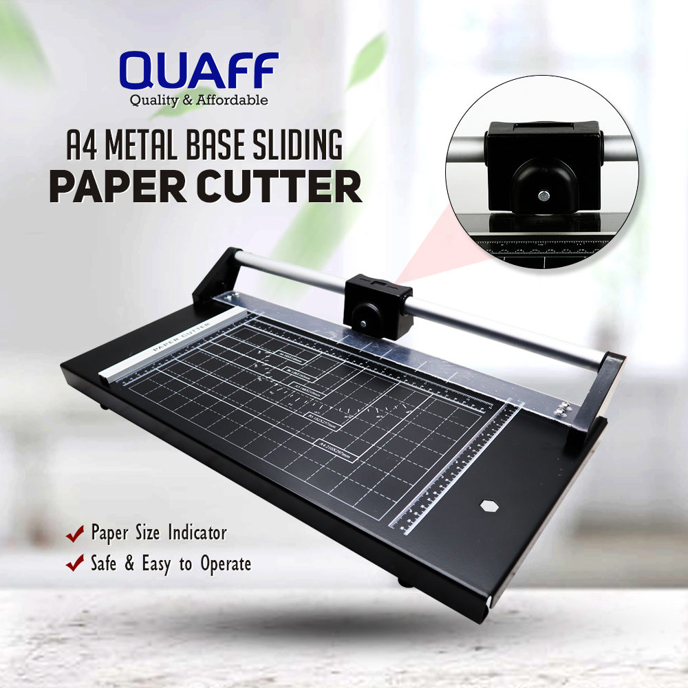 QUAFF Sliding Cutter Metal Structure A4/A3 Size | Shopee Philippines