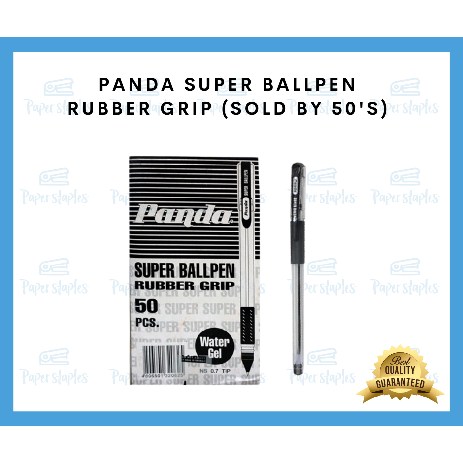 Panda Super ballpen rubber grip (sold by 50’s) | Shopee Philippines