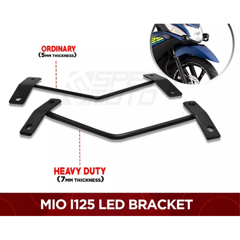 MIO i125 MINI DRIVING LIGHT LED BRACKET (GOOD QUALITY) | Shopee Philippines