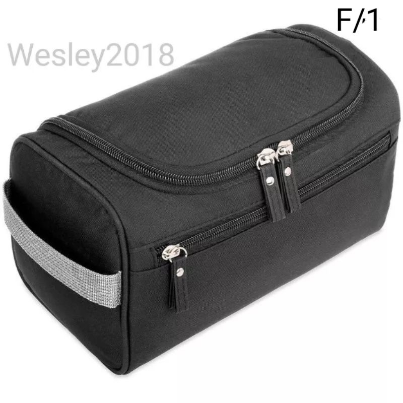 Travel large capacity makeup bag zipper man women waterproof cosmetic ...
