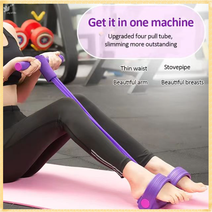 Pedal puller four-tube sit-up aids thin belly yoga pedal puller fitness ...