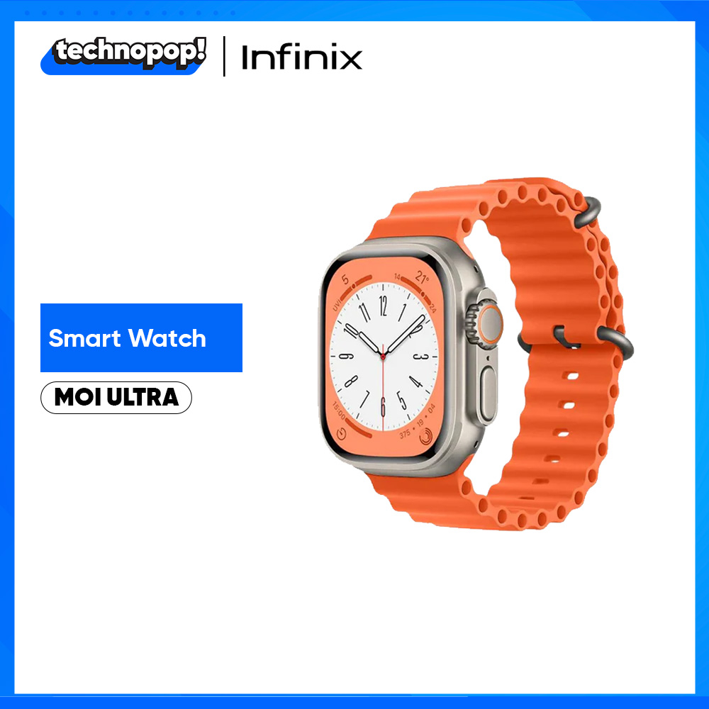 INFINIX Smart Watch Moi Ultra Orange - Technopop PH | Shopee Philippines