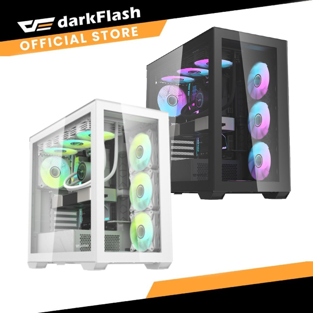 Darkflash DLX4000 Glass Selection PC Gaming Case | Shopee Philippines