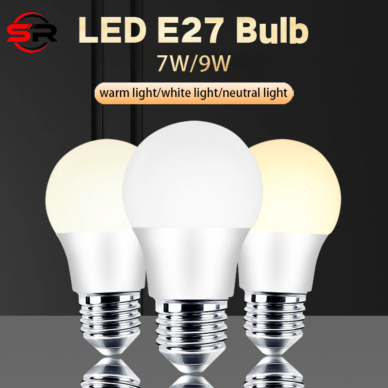 E27 LED Light Bulb Energy-saving Light Source White Light Warm Light ...