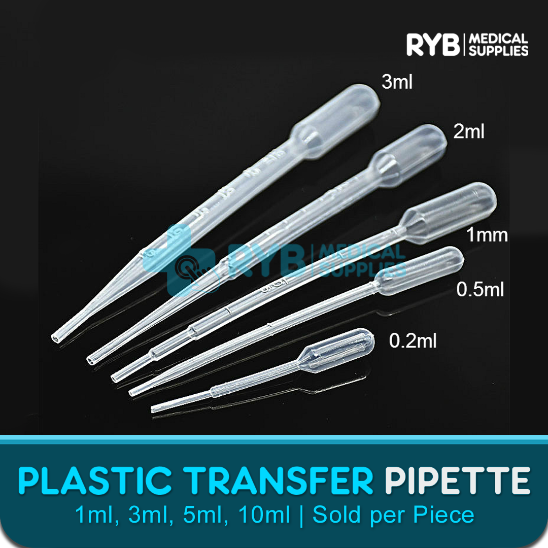 Plastic Transfer Pipette / Dropper - Sold per Piece (1ml, 3ml, 5ml ...