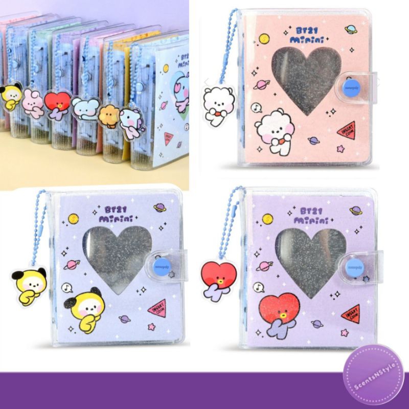 BT21 Minini Photocard Binder Collect Book | Shopee Philippines