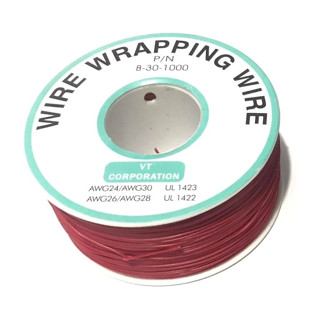 30AWG Solid Wire Wrapping Wire B-30-1000 Insulated PVC Coated (per ...