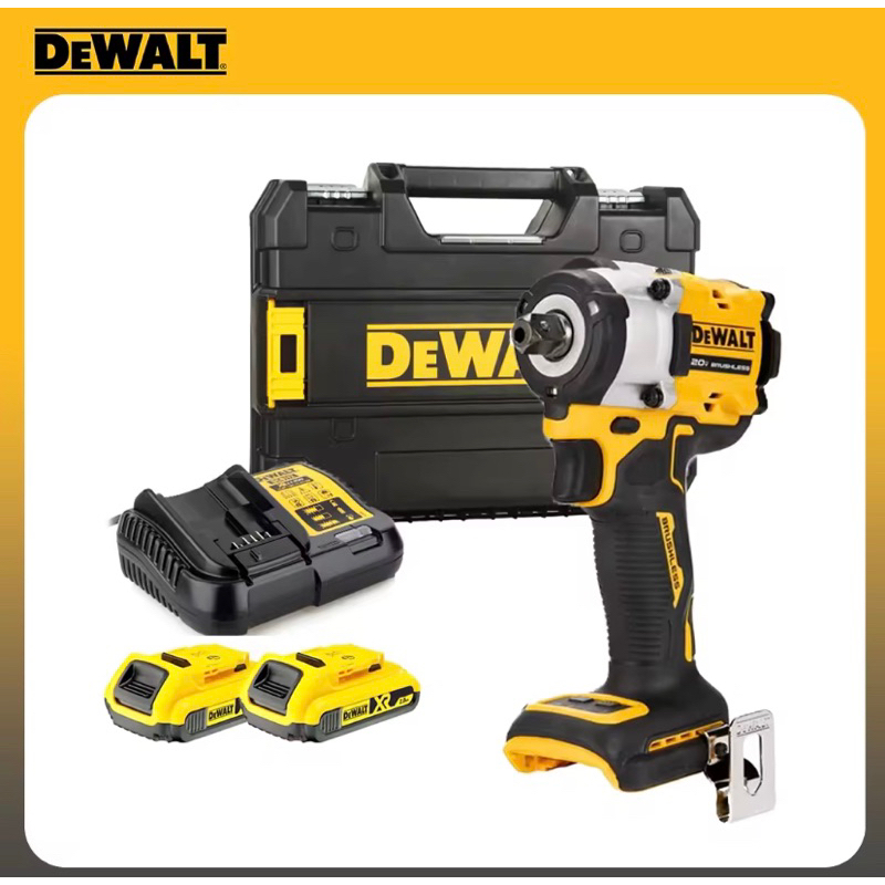 DeWalt 20V Cordless Brushless 1/2" Drive Impact Wrench Kit DCF922D2 ...