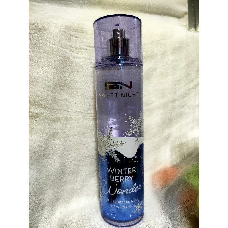 Sweet Night Signature Collection Fragrance Mist 236ml (Winter Berry ...
