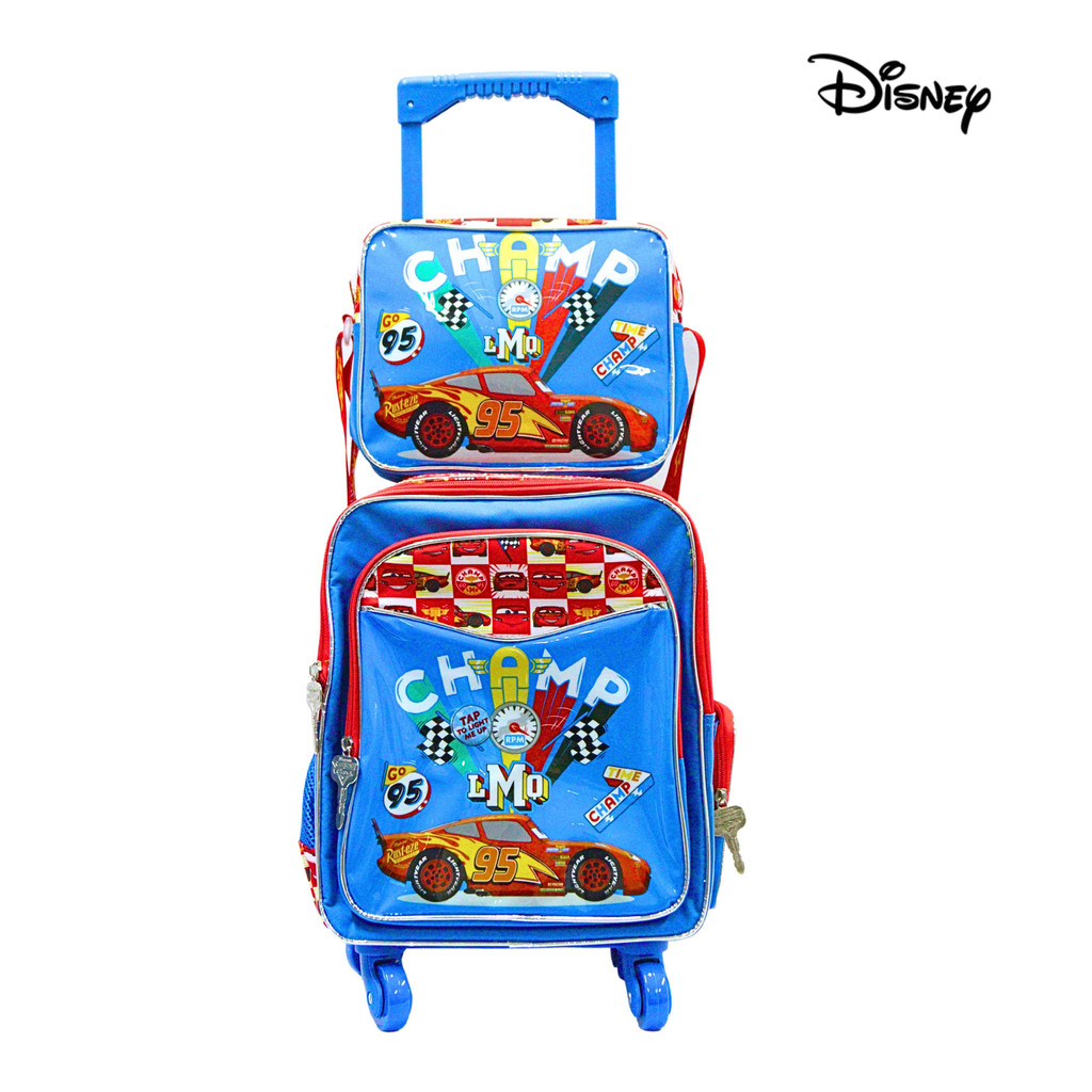 Disney Cars Lightning Mcqueen Blue Trolley Set | Shopee Philippines