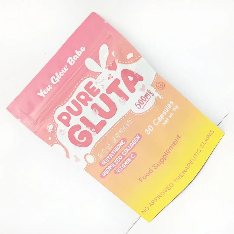 PURE GLUTA 500mg by YOU GLOW BABE | Shopee Philippines