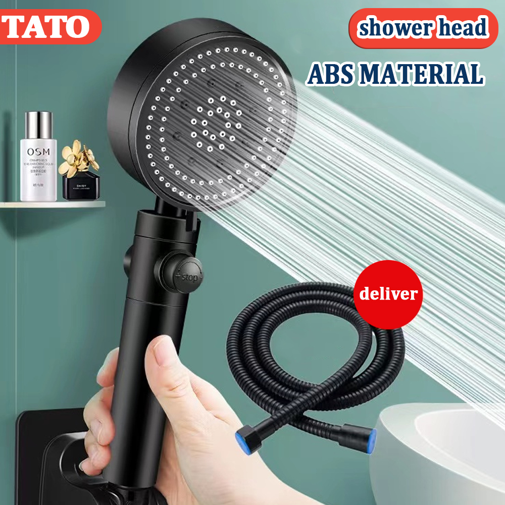 Five-Speed Turbocharged Shower Head With Hose Set Bathroom One-Key ...