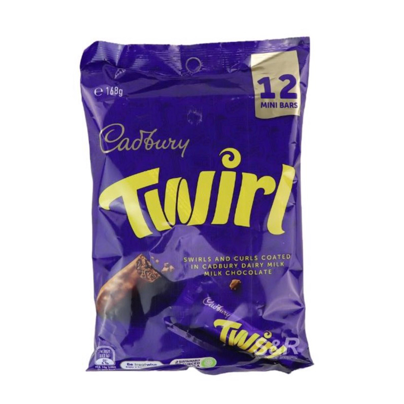 Cadbury Twirl Chocolate Share Pack 168g | Shopee Philippines