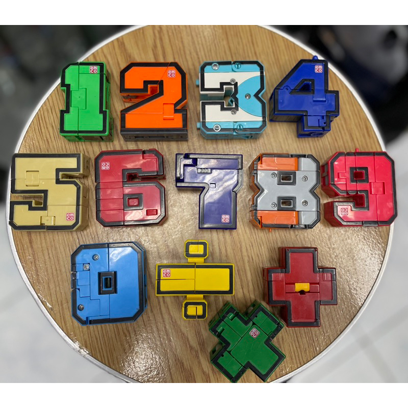 EMCO Mega Botz Transforming Numbers - Robots | Shopee Philippines