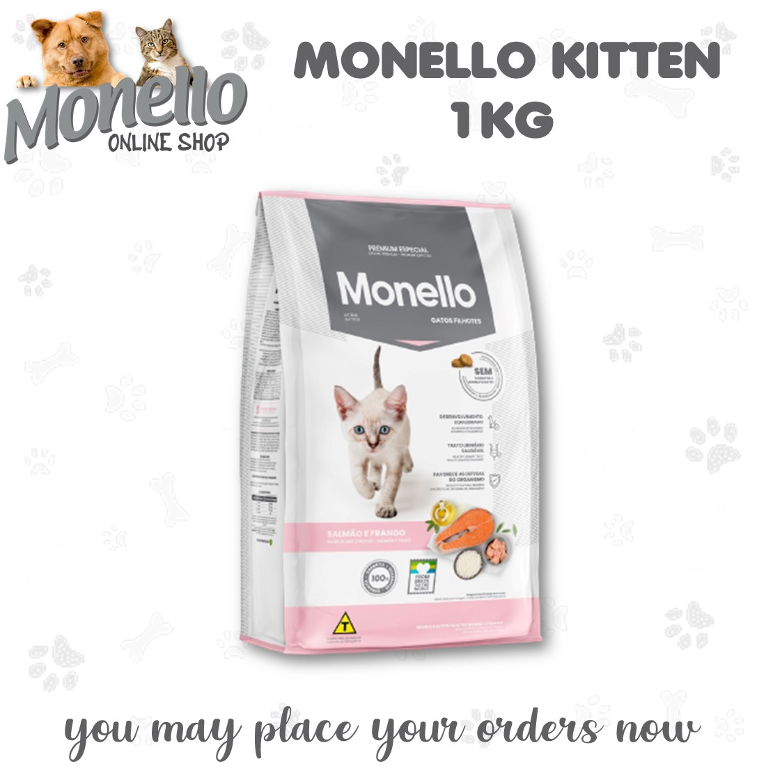 Monello KITTEN Special Premium Cat Kitten 1kg Original Packaging ...