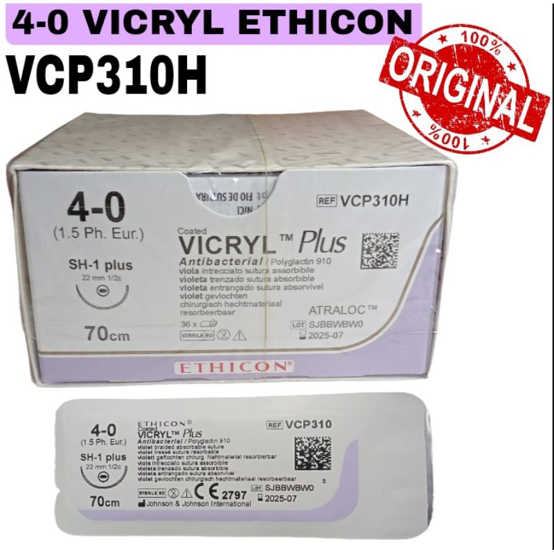 Ethicon Vicryl Sutures 4-0 SH-1 Plus (Ref#VCP310) per piece | Shopee Philippines